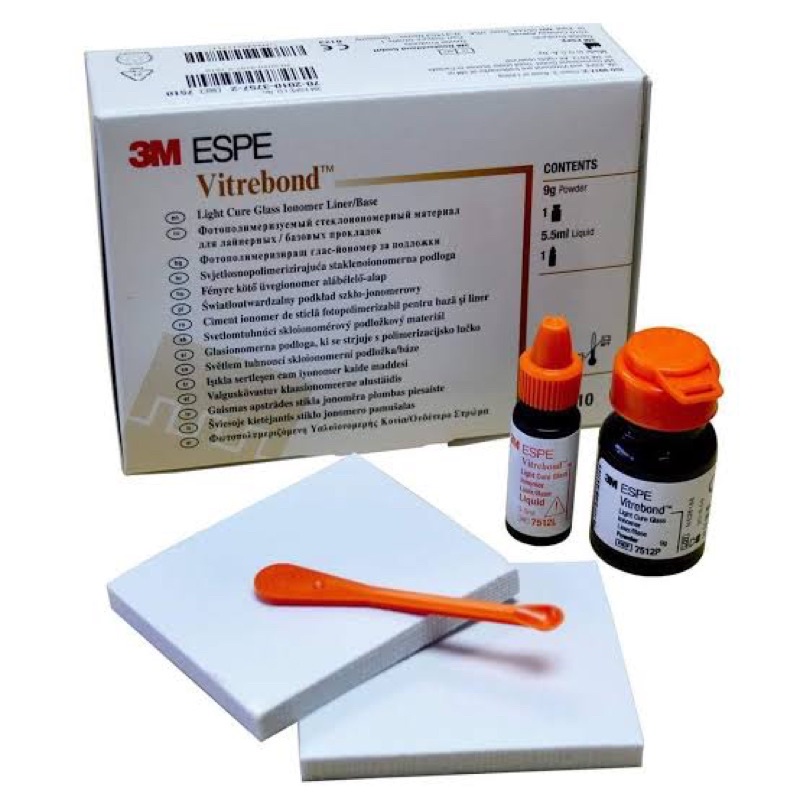 Vitrebond Kit Light Cure Glass Ionomer LinerBase By 3M ESPE - satamsa ...
