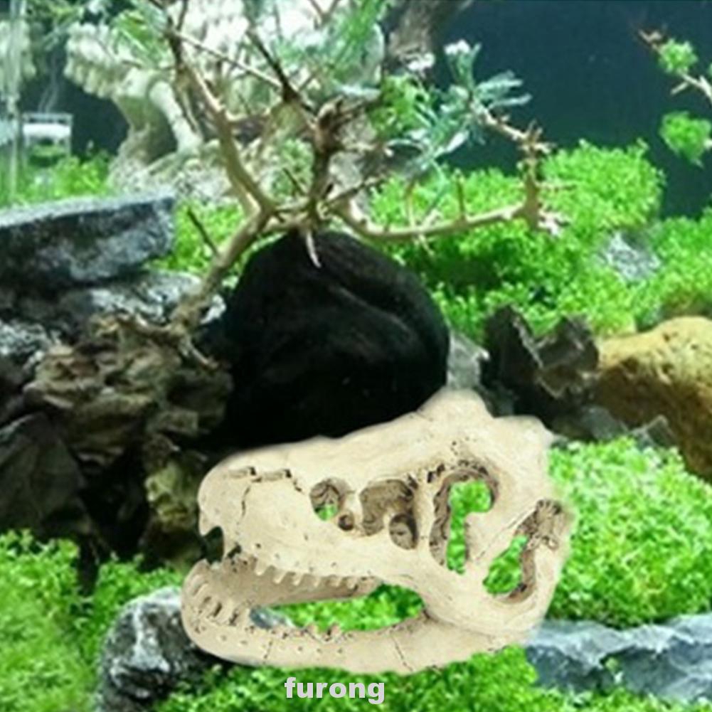 Aquarium 8.5.5.5cm Ornament Fish Tank Decorative Resin Skull Crawler ...
