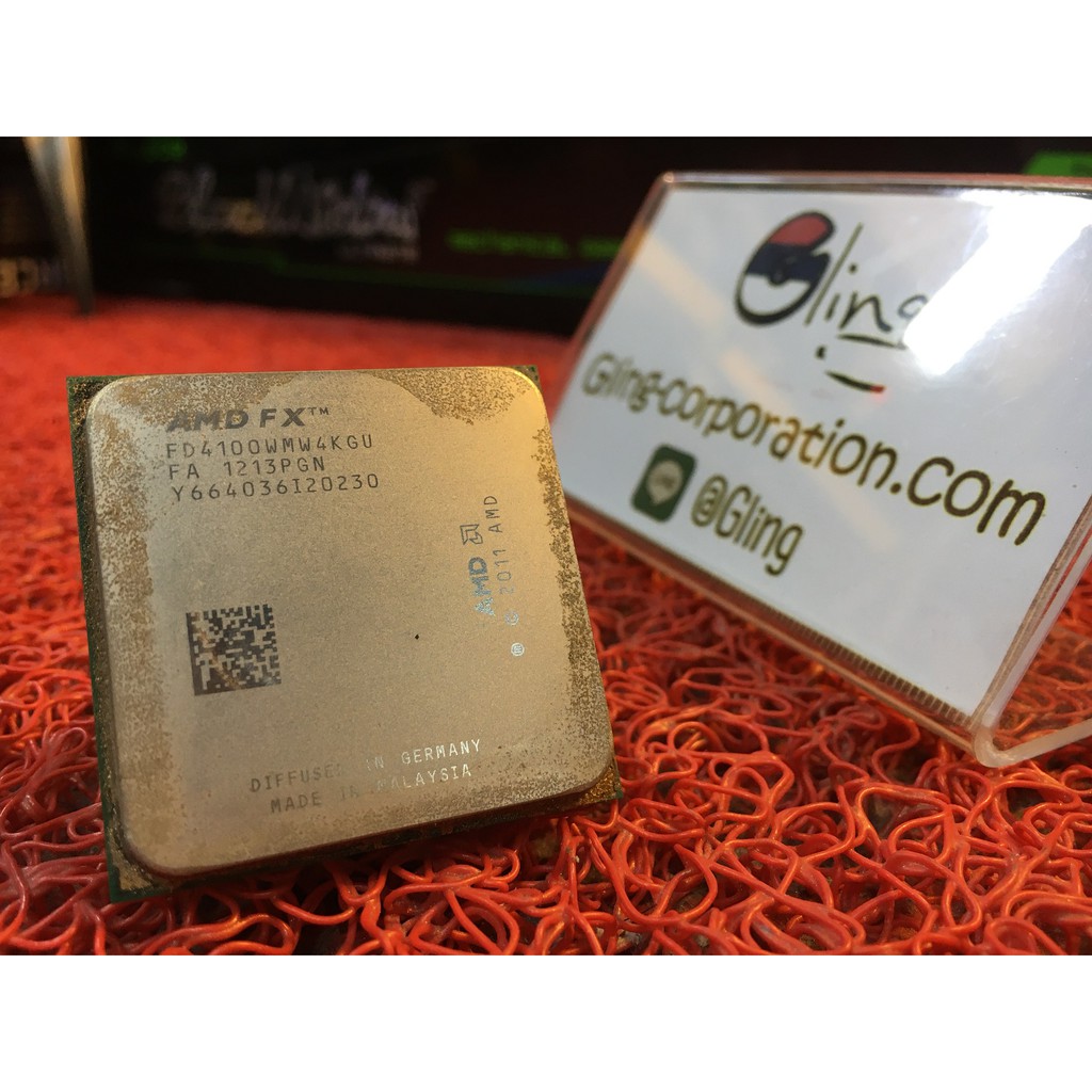 [ CPU ] AMD FX4100 Quad Core Socket Am3+ • | Gling-Corp | sH4b | Shopee Thailand
