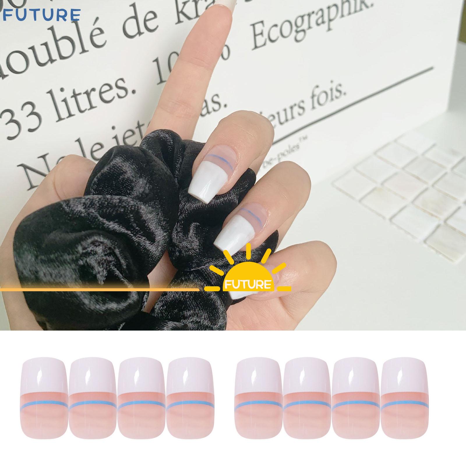 ღღSK☀500Pcs Almond Oval Pointy False Fake Nail Tips DIY Art Manicure ...