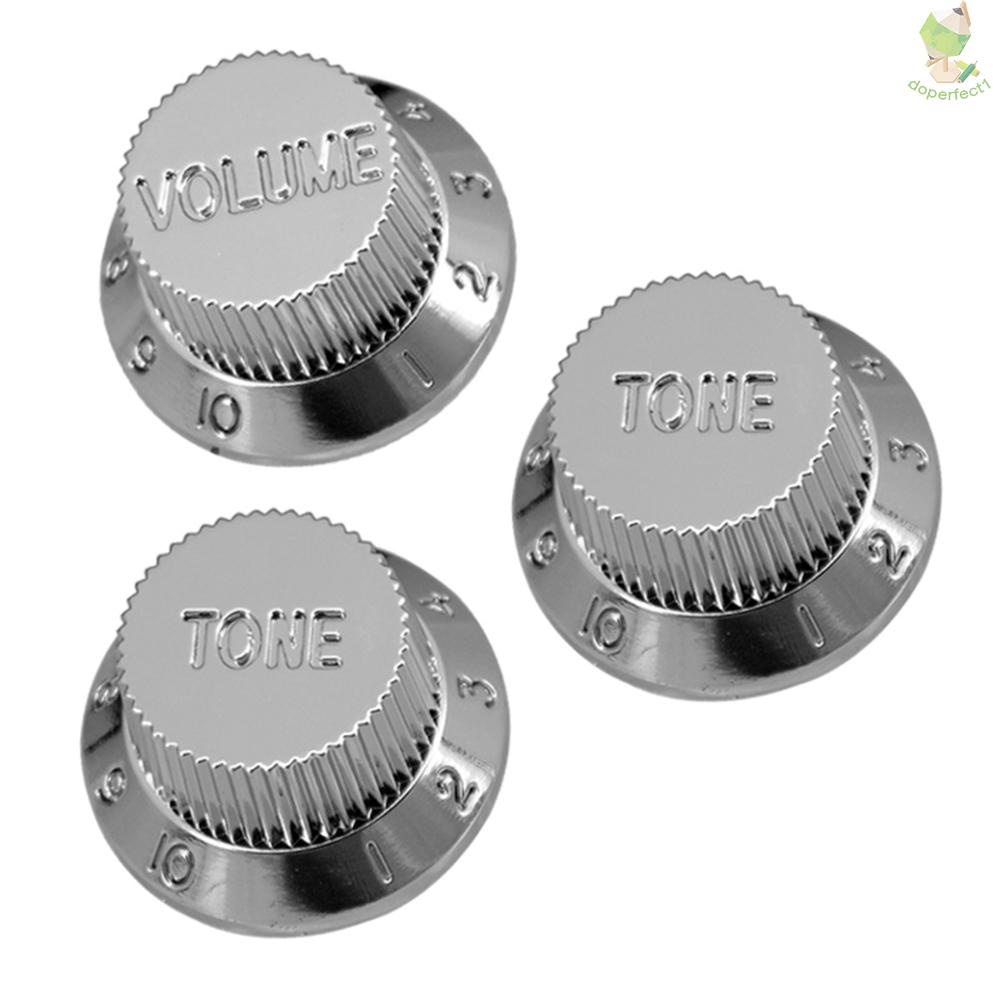 Electric Guitar Tone Volume Control Knobs 1 Volume/ 2 Tone Kit for ST ...