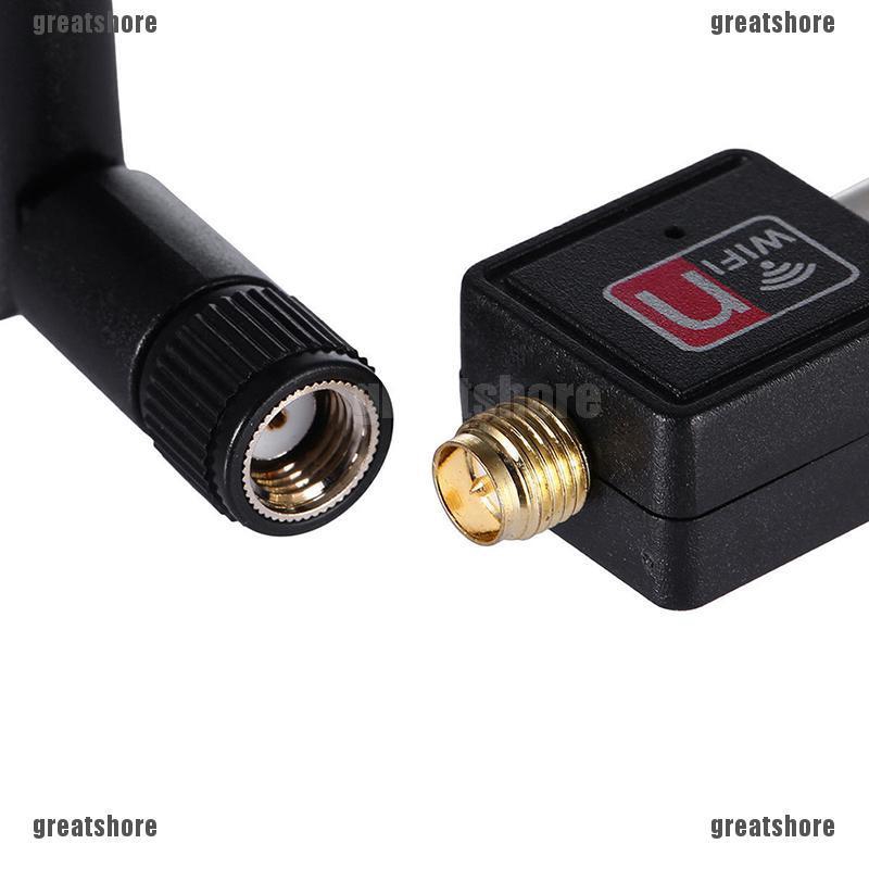 GRE600M USB 2.0 Wifi Router Wireless Adapter Network LAN Card with 5 dB - greatshore.th - ThaiPick
