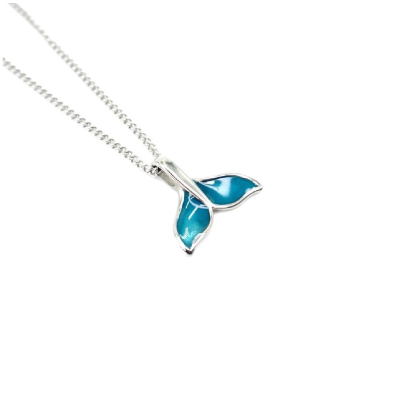 พร้อมส่งที่ไทย(มีเก็บปลายทาง)สร้อยคอหางปลาวาฬ Delixie ที่น้องจองกุกใส่ ...