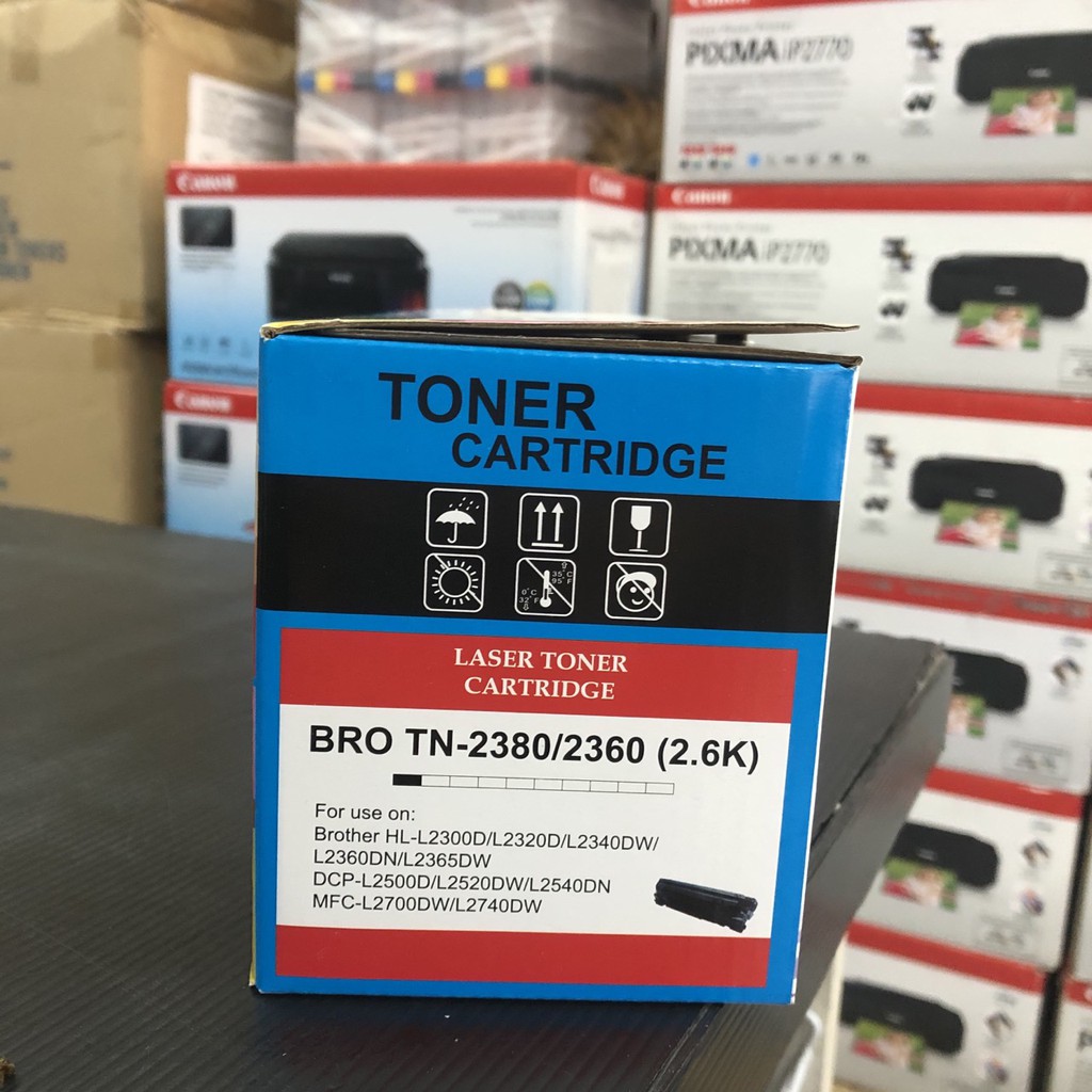 ตลับหมึกเลเซอร์ ดำ Brother TN-2380 / 2360 เทียบเท่า Premium Quality ...