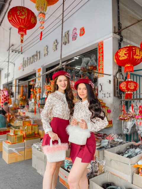 Pearl bag กระเป๋าไข่มุกแต่งขนมิ้ง - aubilli.stores - ThaiPick