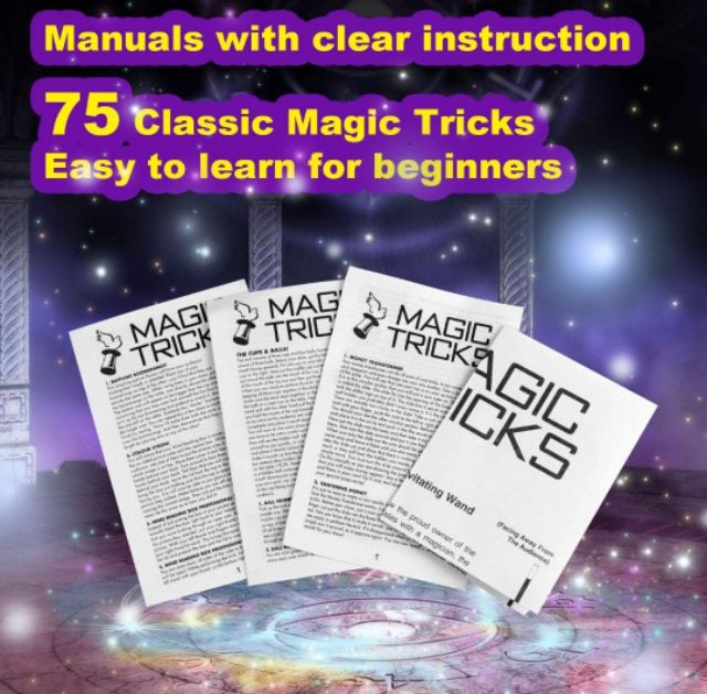 มายากล 75 trick Jumbo box of magic tricks (แพ็คใส่กล่องปณ.ส่ง ...