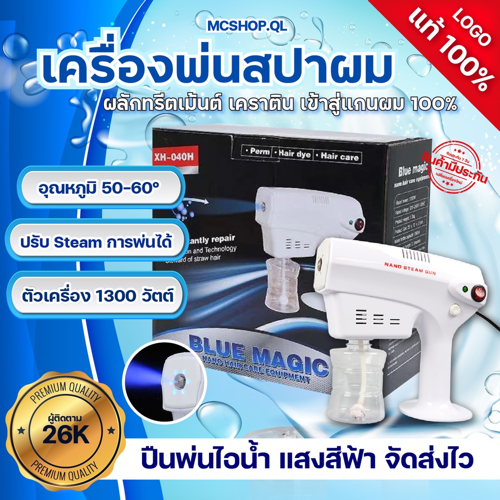 พร้อมส่ง รุ่นใหม่ล่าสุด ของแท้️เครื่องพ่น nano mist spa blue XH-040H ...
