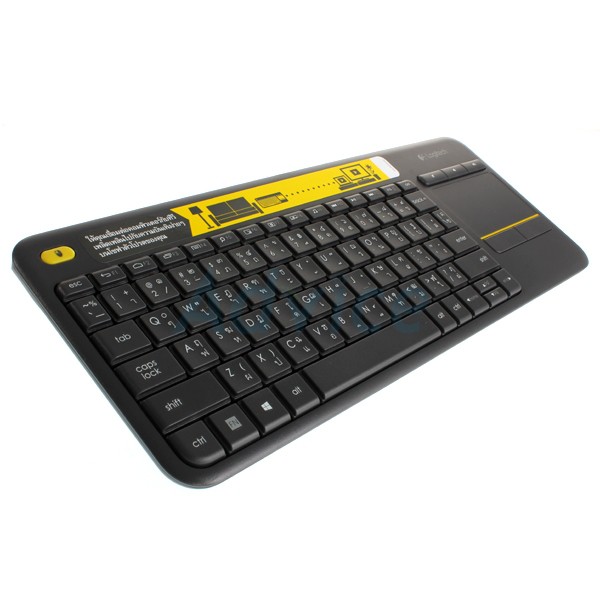LOGITECH USB Wireless Touch Keyboard LG-K400 Plus Black uFjf | Shopee ...