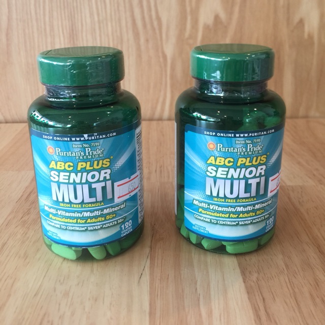 ABC Plus Senior Multivitamin and Mineral (Puritan pride) | Shopee Thailand