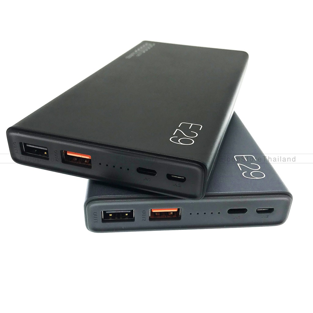 Eloop E29 แบตสำรอง 30000mAh QC 3.0 | PD 18W Power Bank ของแท้ 100% (ชาร์จเร็ว Quick Charge ...