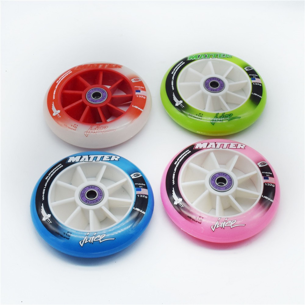 โรลเลอร์สเกต [110MM] MATTER JUICE inline seed skating wheel with F1 ...