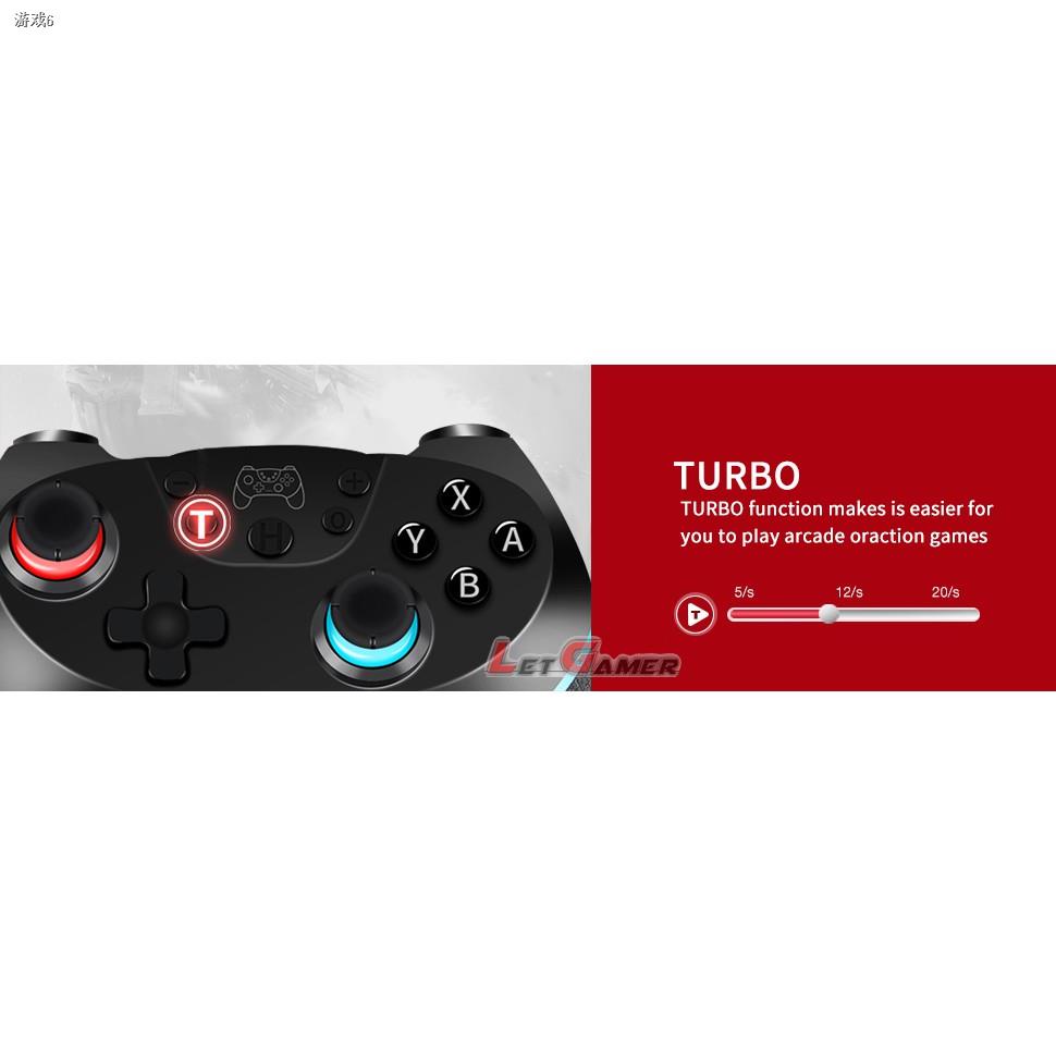 เร็วกว่าด้วย ปุ่ม Turbo Nintendo Switch Pro Controller จอยไร้สายสำหรับ ...