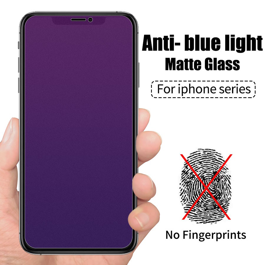 No Fingerprint Matte Tempered Glass For OPPO Reno2 Reno3 Reno4 Reno 4 3 ...