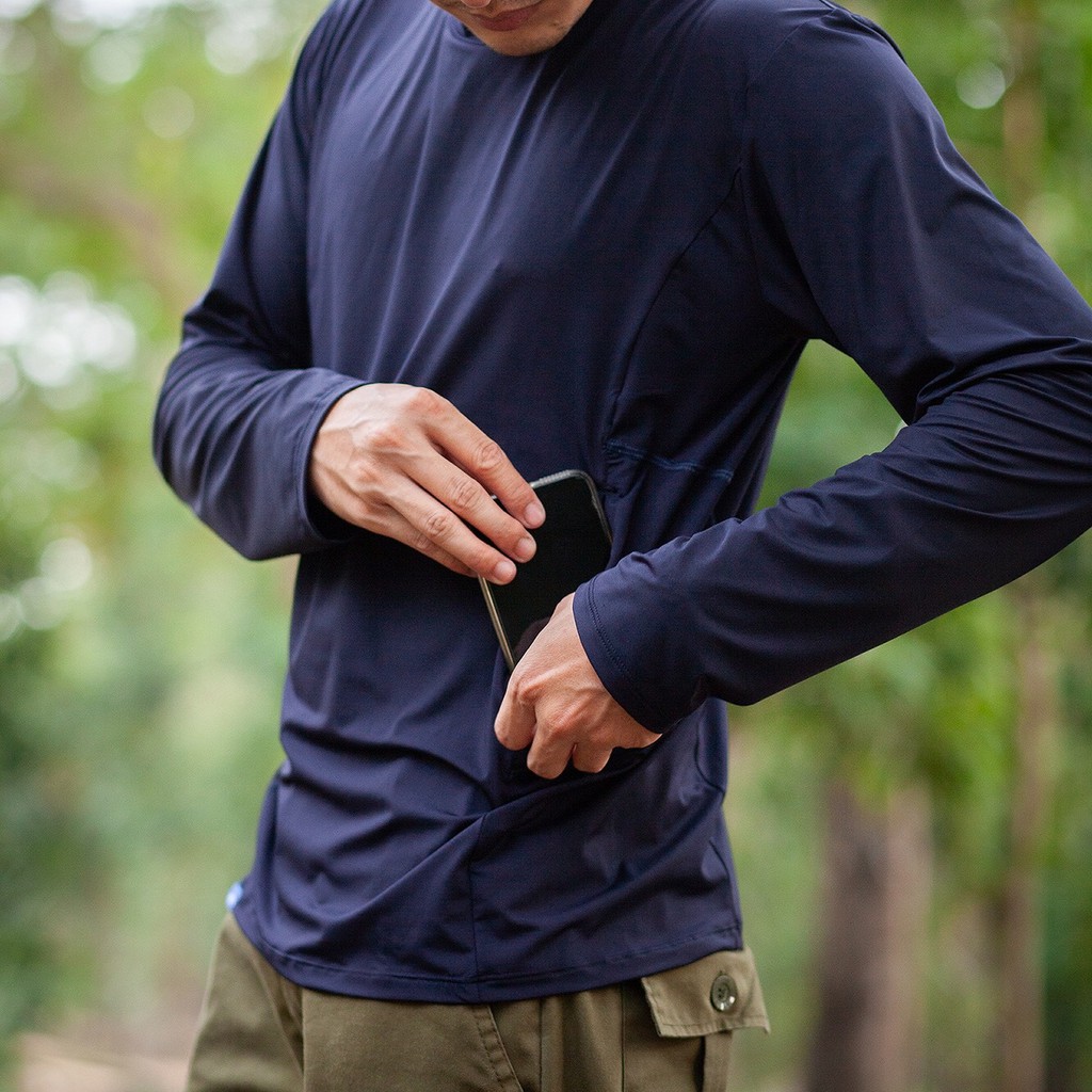 Sunda Outdoor Hidden Pocket Adventure T-Shirt เสื้อยืดมีกระเป๋าซ่อน ผ้า ...