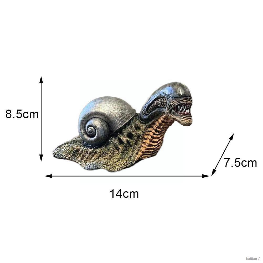 Creative Alien Snail Statue Crafts Decoration Resin Doll Yard Gifts ...
