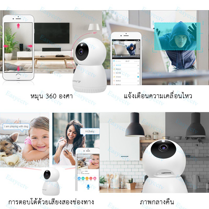 Vstarcam C41 ความละเอียด 2MP(1080P) กล้องวงจรปิดไร้สาย Wifi Camera EYE4 ...