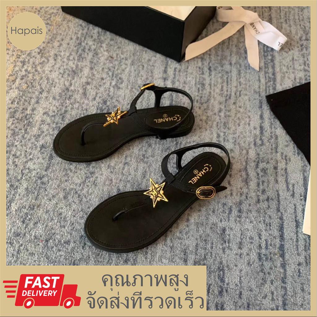 ♨ CHANEL summer seris pearl double C slipper Casual sandal flip ...