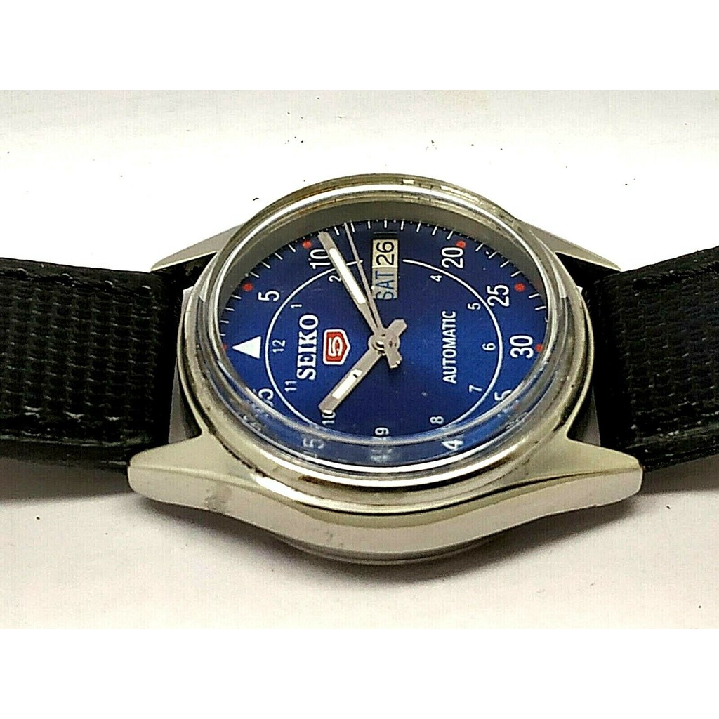 vintage seiko 5 automatic men's steel japan made movement No7009 ...