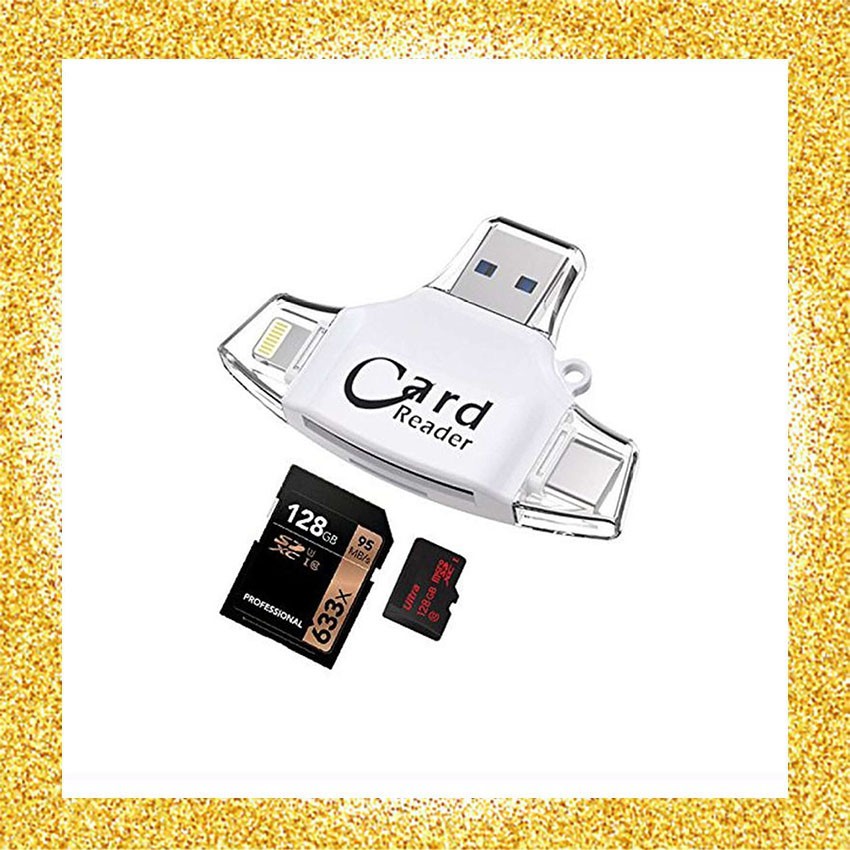 iReader การ์ดรีดเดอร์ รุ่น 4 in 1 (USB, Lightnig, Micro USB, Type C ...