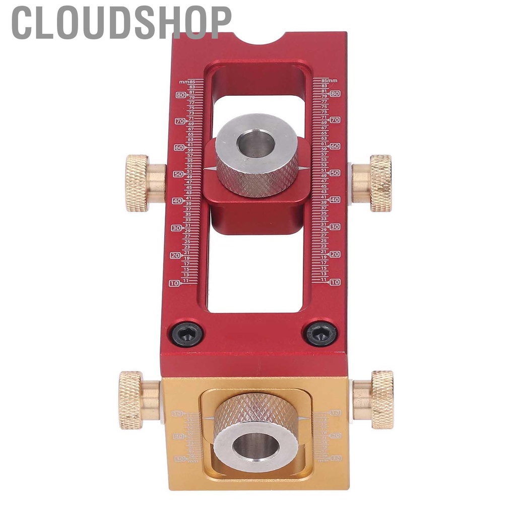 Cloudshop 6Pcs Drill Jig Flat Hole Puncher Drilling Guide Tool Set Kit ...