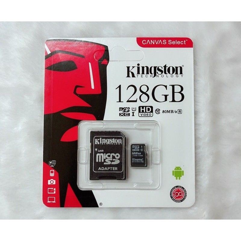 Kingston เมมโมรี่การ์ด Micro sd card Memory Card 128GB กล้องกล้องติด ...