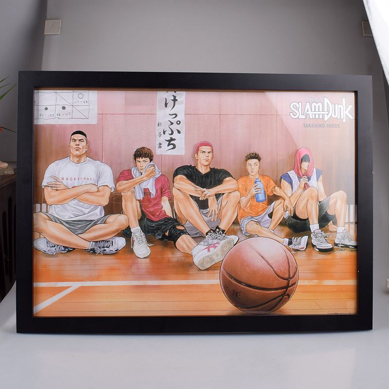 ภาพพื้นหลังพิมพ์ลาย Slam Dunk Base Scene Frame อุปกรณ์สําหรับตกแต่งบ้าน ...