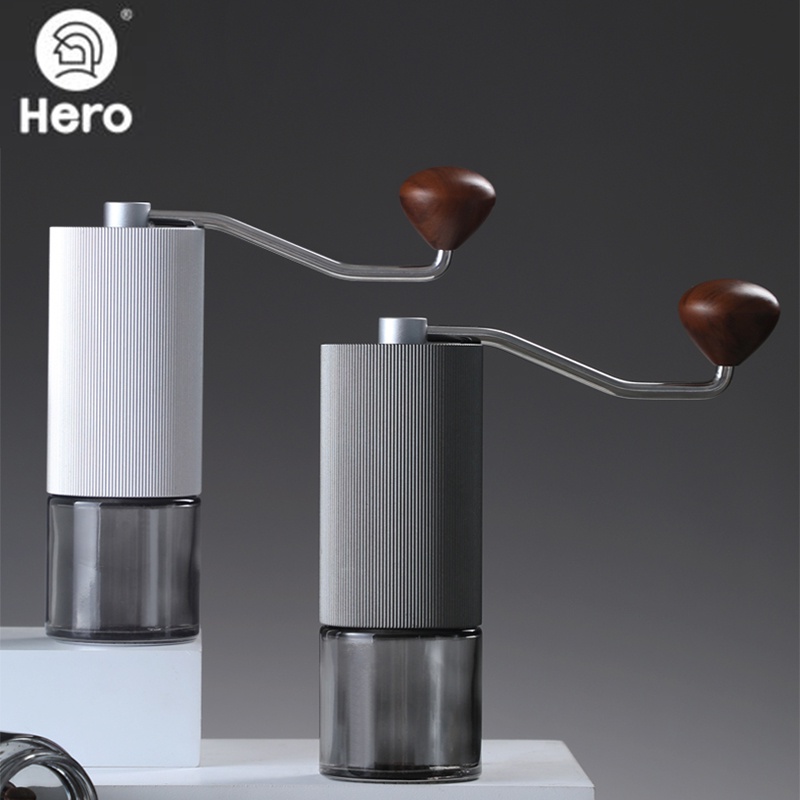 เครื่องบดกาแฟHero S02 ortable Manual Coffee Grinder 420 Stainless Steel ...