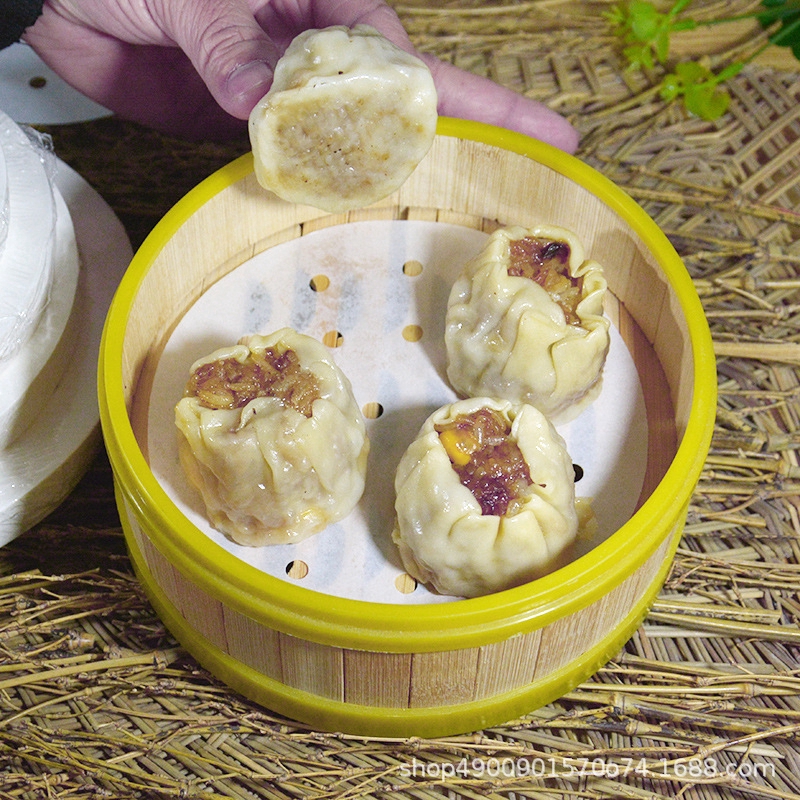 100PCS Steamer Paper Air Fryer Round Baking Kitchen Tool Steamed Bun ...