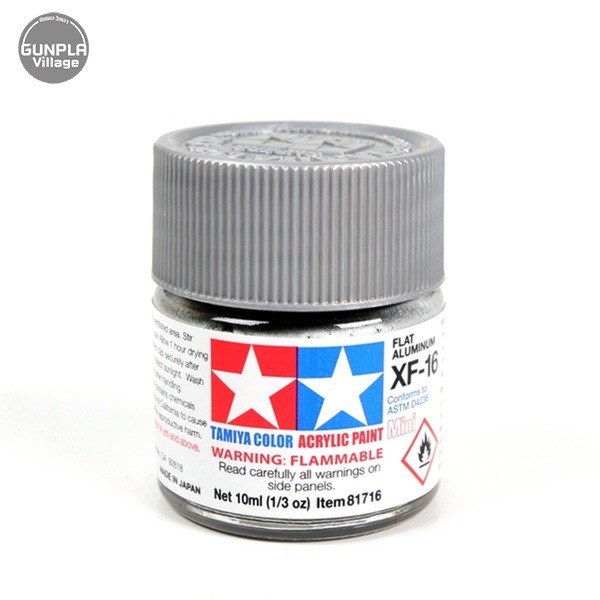 Tamiya 81716 Acrylic Mini XF-16 Flat Aluminum 45035630 (สี) | Shopee ...