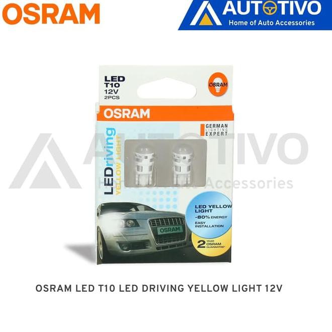 Osram หลอดไฟ T10 Led สีเหลือง 12 โวลต์หลากสี - 97wwa6xtg6 - ThaiPick