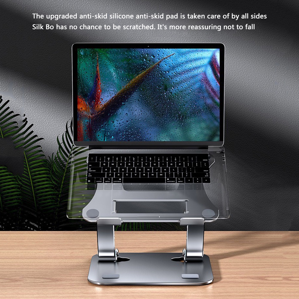 MC 515 Adjustable Foldable Laptop Tablet Stand Aluminum Notebook ...