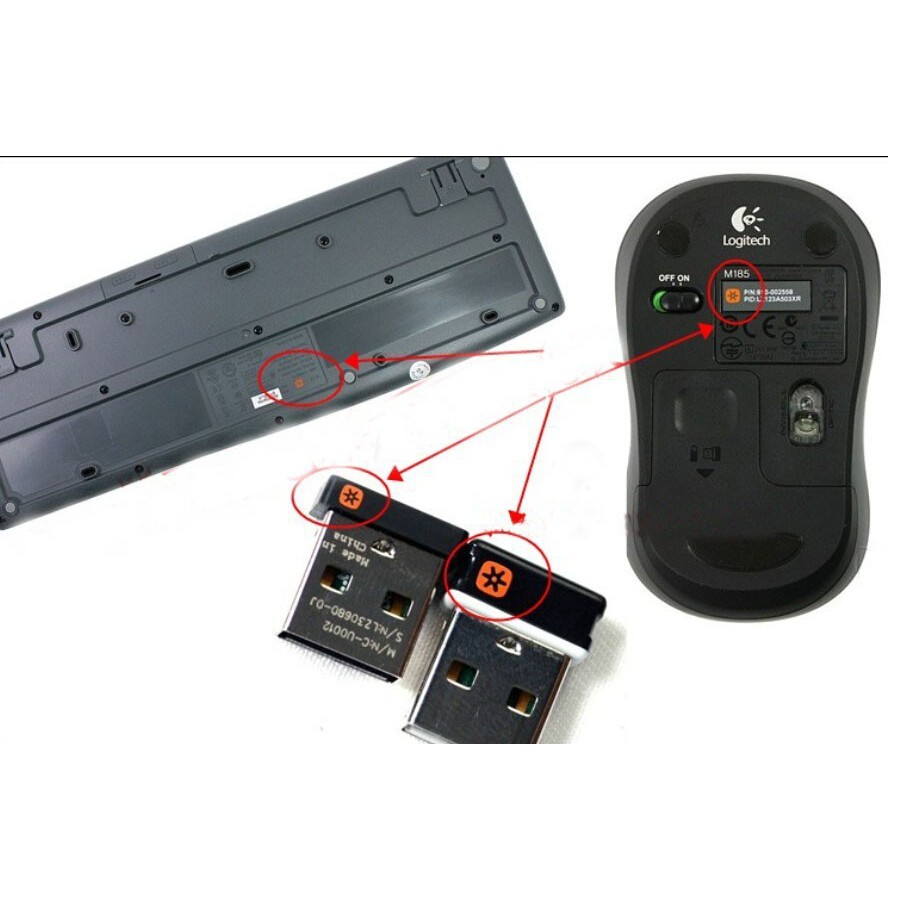 Logitech unifying receiver ของแท้ full package (รุ่นที่รองรับ ดูในคลิป ...
