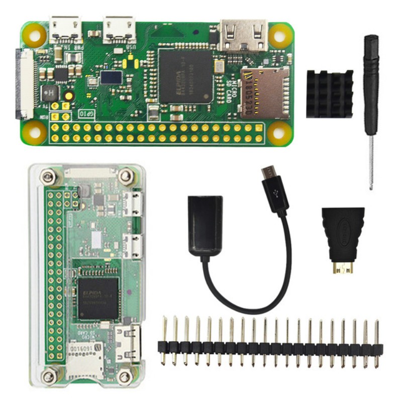 จุด Official Raspberry Pi Zero W Starter Kit Including RPI 0 W / Case ...
