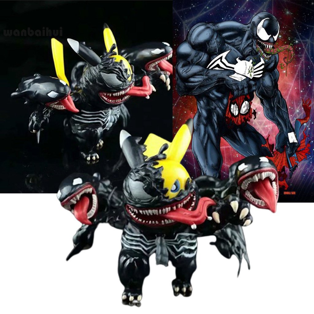 20212021neww Vivid Cute Action Model Anime Venom Action Figurine Small ...