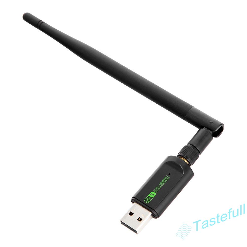 Ttf อะแดปเตอร์การ์ดเครือข่ายไร้สาย 600Mbps Usb Wifi Adapter Lan พร้อม ...