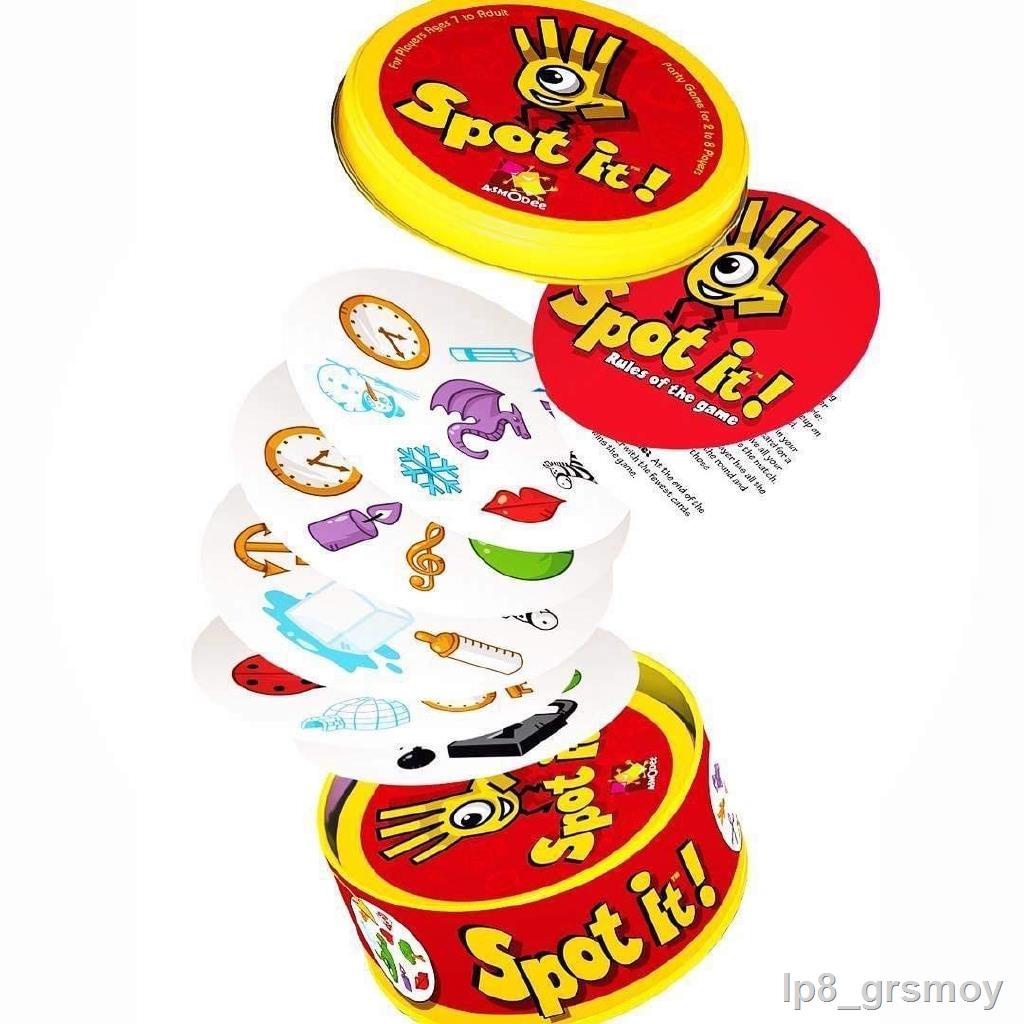 ♂( Ready Stock ) Spot It การ์ดเกม - Dobble - lp8_grsmoy - ThaiPick