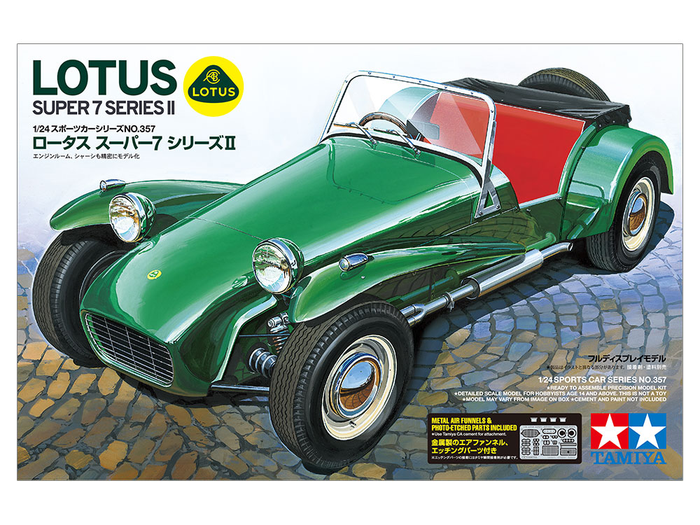 Tamiya 24357 1/24 Car Model Lotus Suer 7 Series II Assembly Model ...