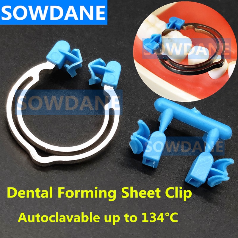 10 Sets Dental Matrice Clamp Sectional Contoured Matrix Clip Forming ...