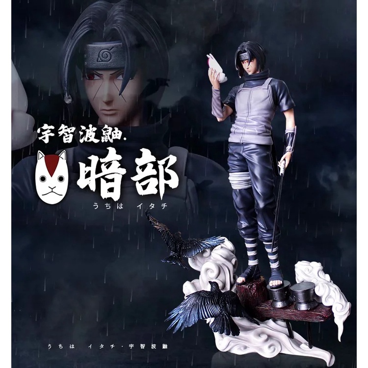 จุดสินค้า อะนิเมะ Naruto Akatsuki Uchiha Itachi. Anbu Mask รูปปั้นกล่อง ...