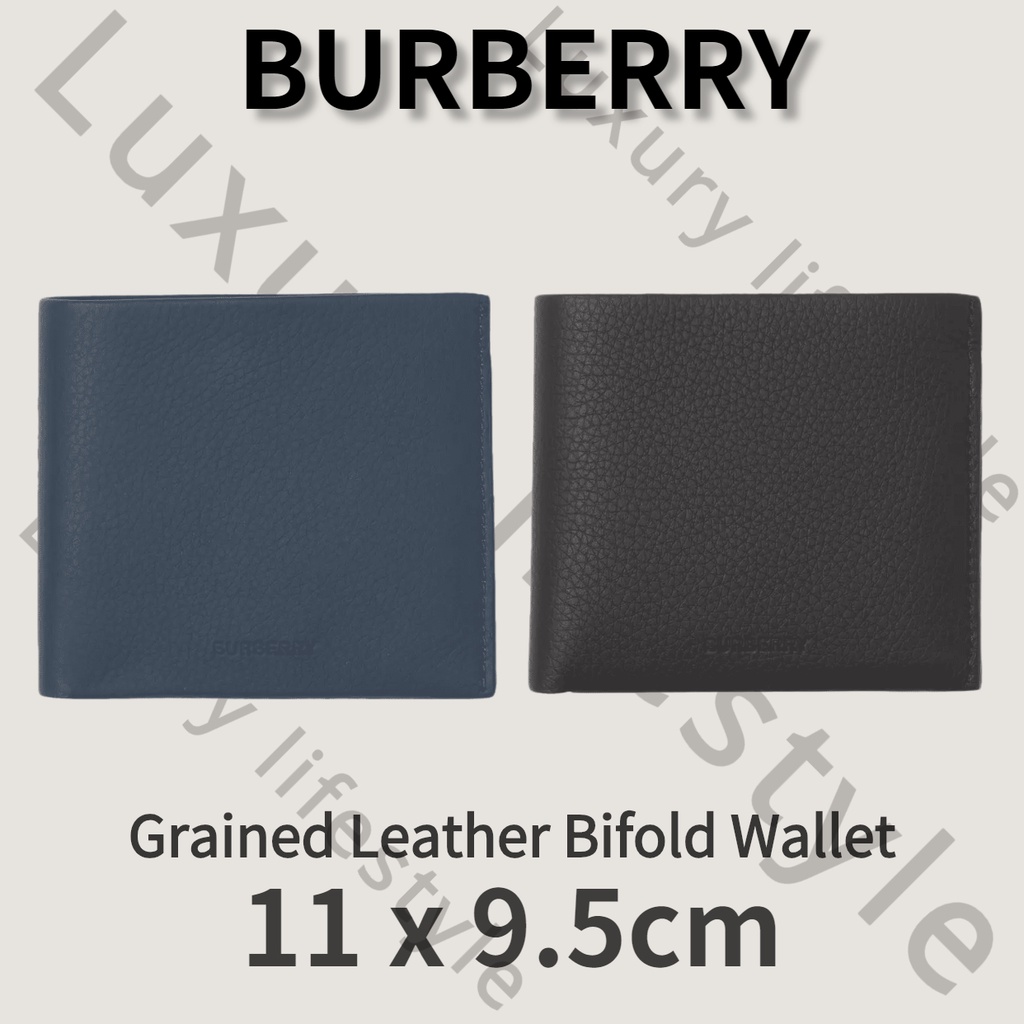Burberry Grain Leather Bifold Wallet Brand New Ships From Italy We Only ...