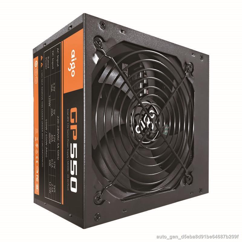 Aigo PC Case Power Supply 12V ATX 80Plus EU Plug Psu PSU Mute Power ...