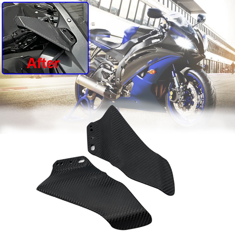 YZF R1 Motorcycle Side Wing Spoiler Fairing Rear View Mirror Fixed Wing For Yamaha YZF-R1 YZF-R6 ...