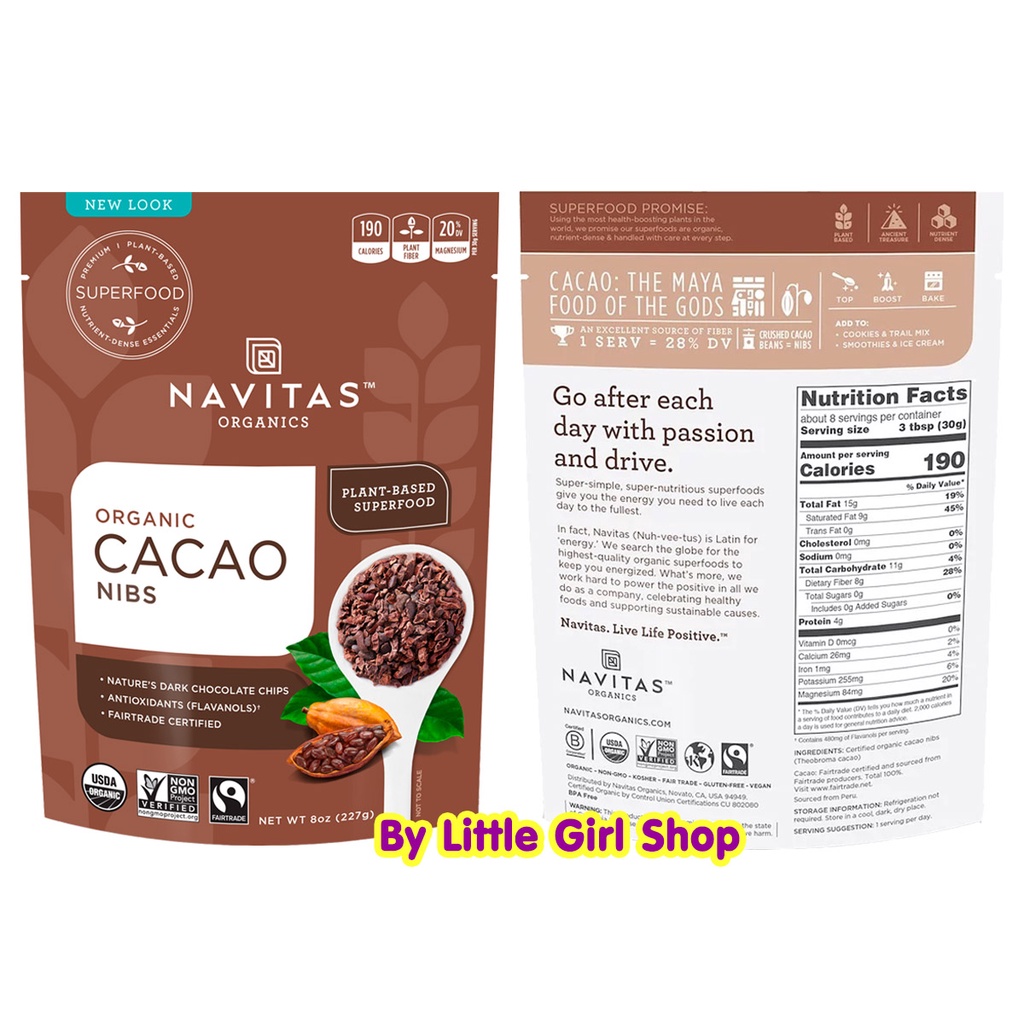 พร้อมส่ง???? Navitas Organics Cacao Powder/Cacao Nibs ผงคาเคา คาเคานิบส์ Superfood ชงดื่ม ดีกว่า ...