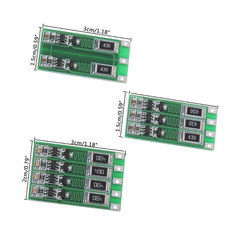 18650 ลิเธียมแบตเตอรี่ balance board 100 ma balancer โมดูล 2s 3 s 4s ...