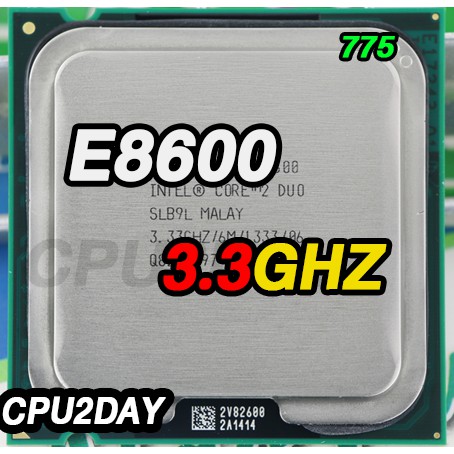 INTEL E8600 ราคา ถูก ซีพียู CPU 775 Core 2 Duo E8600 พร้อมส่ง ส่งเร็ว ...