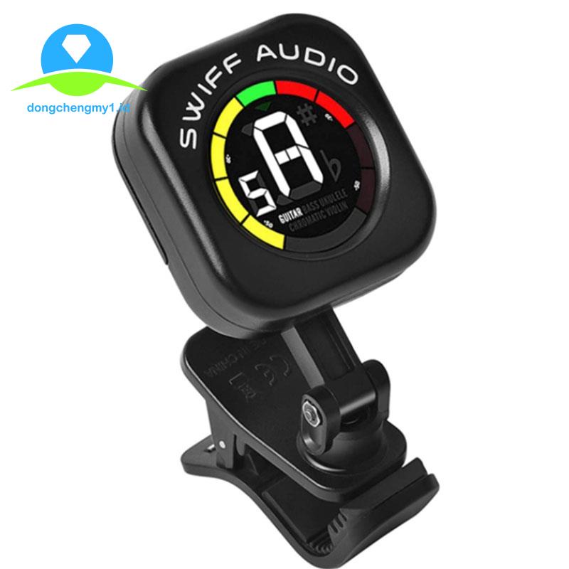 SWIFF AUDIO Guitar Tuner, Clip-on Tuner, 360 Degree Rotating - dongchengmy1.th - ThaiPick
