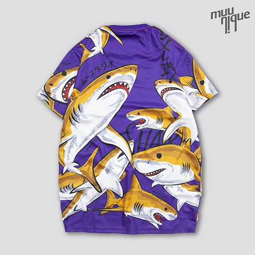MUUNIQUE JP.T-shirt เสื้อยืด รุ่น Violet SHARK JP-268 - muunique ...