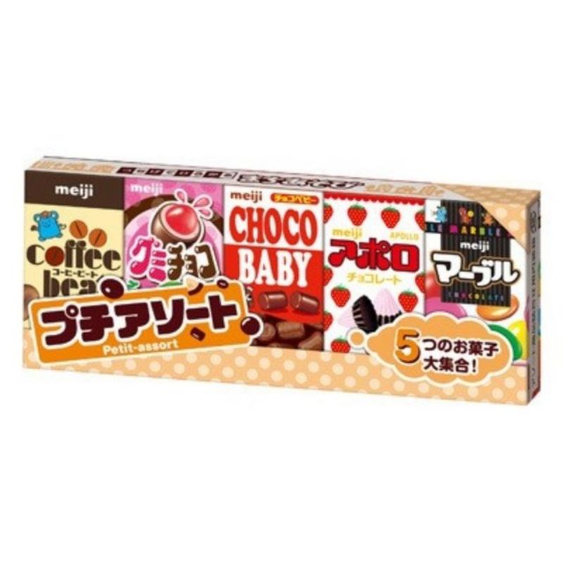Meiji Petit Assort Choco Baby เมจิ เบบี้ ช็อกโกแลต มินิ หลากรส จาก ...