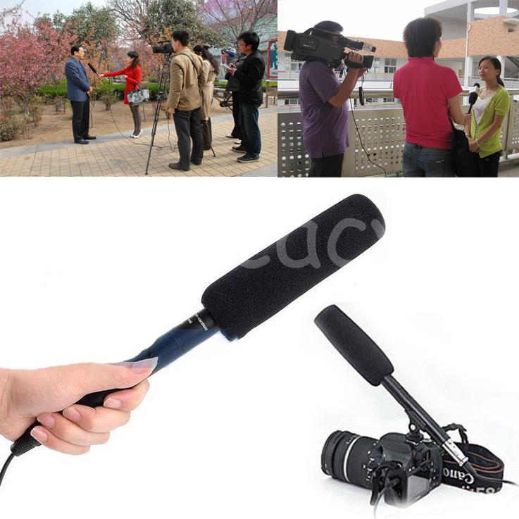 Shotgun DV Interview Mic Microphone Mini For Video Camera Recording ...