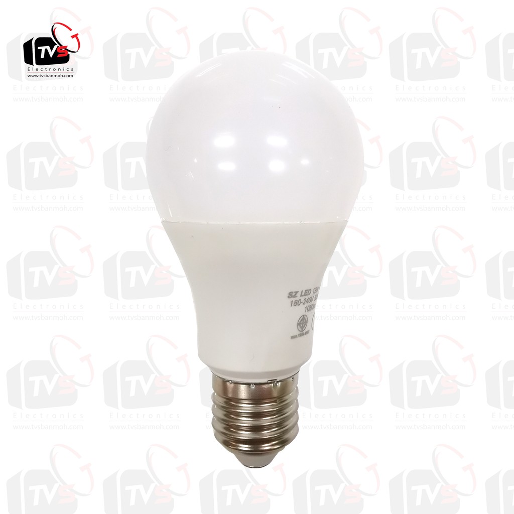 Sentoshi สายไฟต่อหลอดไฟ ขั้ว E27 สีดำ 10เมตร พร้อมโคมฝาชีสะท้อนแสง แถมหลอดไฟLED12W ...